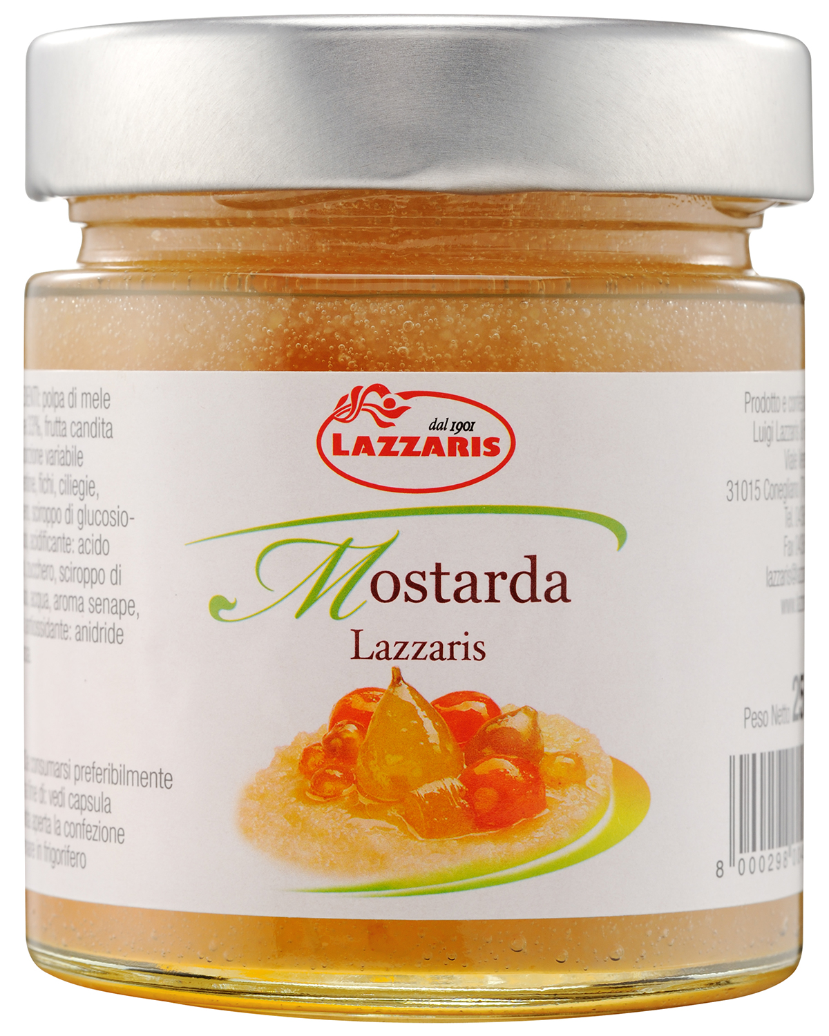 Lazzaris Venetian Mostarda - The classic Italian Mostarda of candied fruit