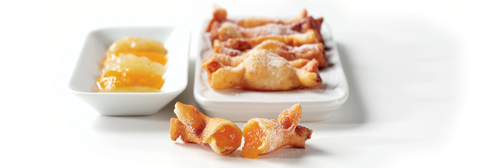 Caramelle ripiene con salse di frutta - Lazzaris